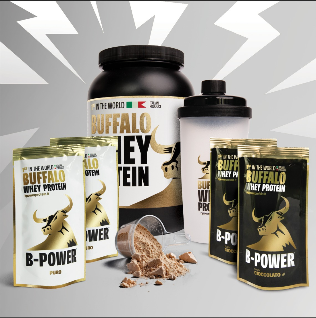 Buffalo Whey Gusto Puro - Proteine in Polvere